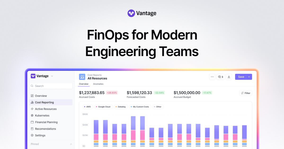 Vantage: Multi Cloud Cost Management & Optimization Tool